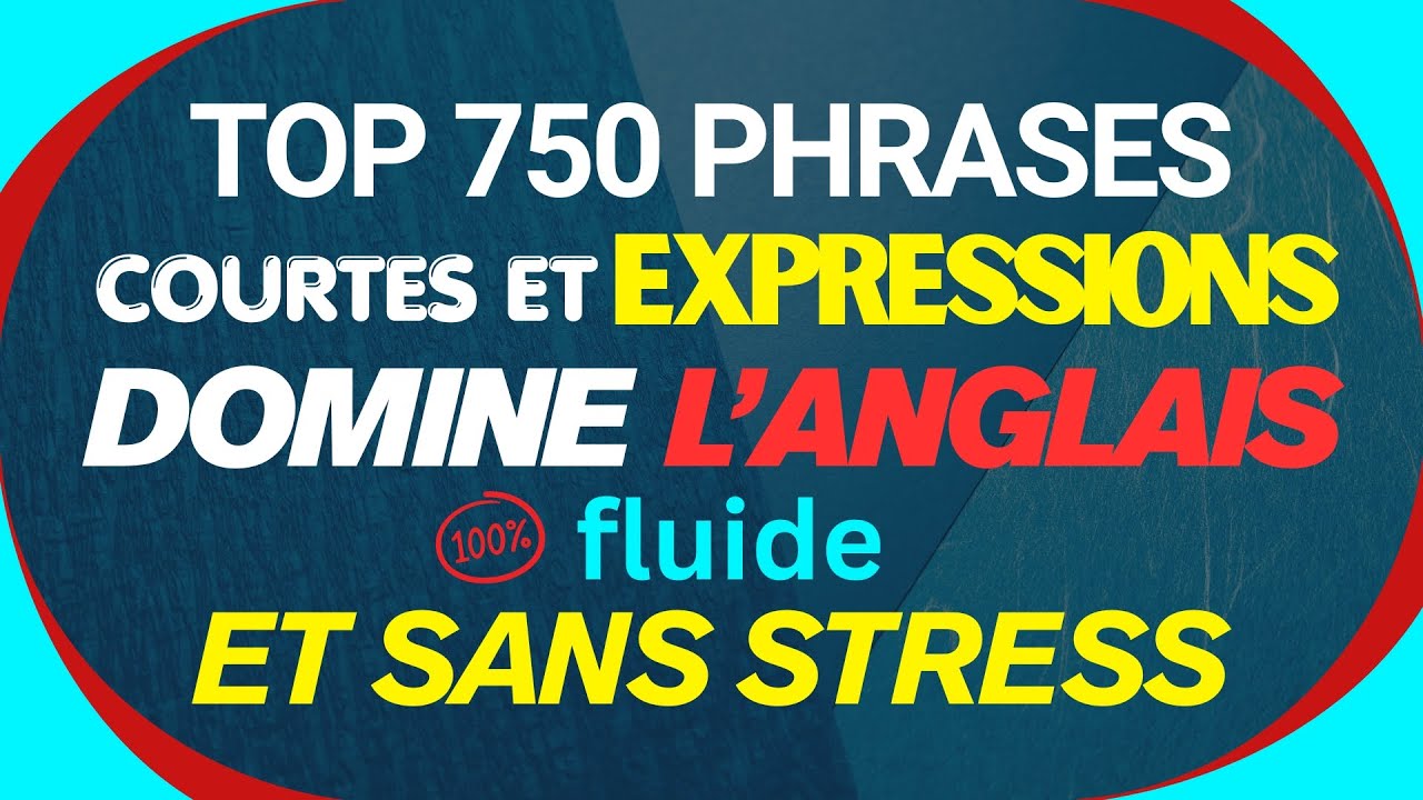😱Parle ANGLAIS En 7 Jours 750 Phrases et EXPRESSIONS Pour Débutant || # ...