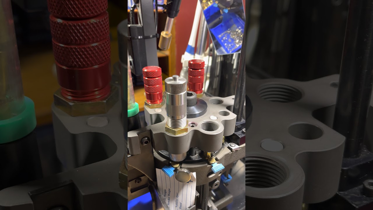 Dillon RL1100 with the Mark 7 Autodrive and Mighty Armory Decapping Die ...