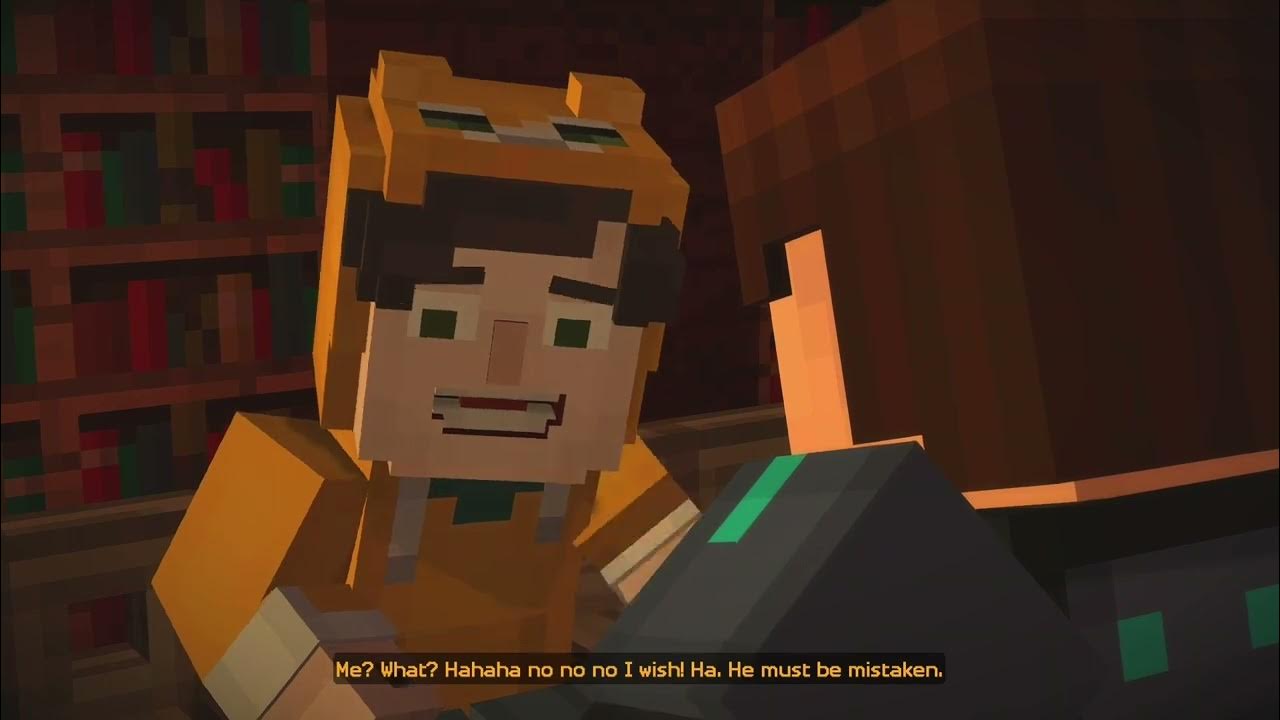 Minecraft Story Mode: Stampy interrogation scene - YouTube