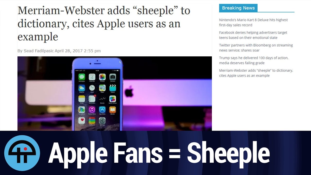 Apple Fans Are Officially Sheeple - YouTube