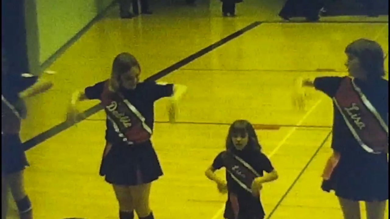 GC-1977 Girls playing In snow and Lisa cheer leading in league ...