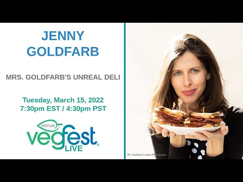 154. Virtual Vegfest Live - Jenny Goldfarb - YouTube