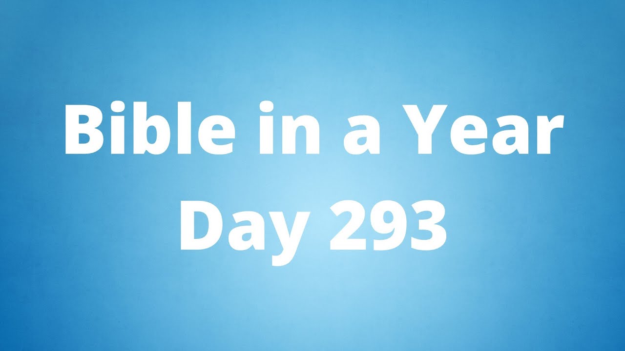 Bible in a Year (Augustine Institute) - Day 293 - YouTube