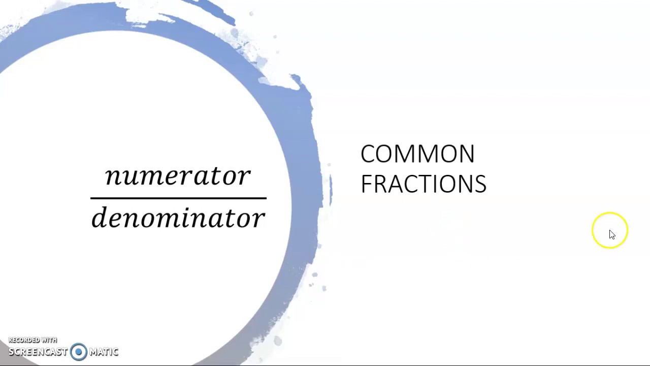 Common Fractions Grade 5 Term 2 YouTube Common Fractions Grade 5 Term 2 YouTube