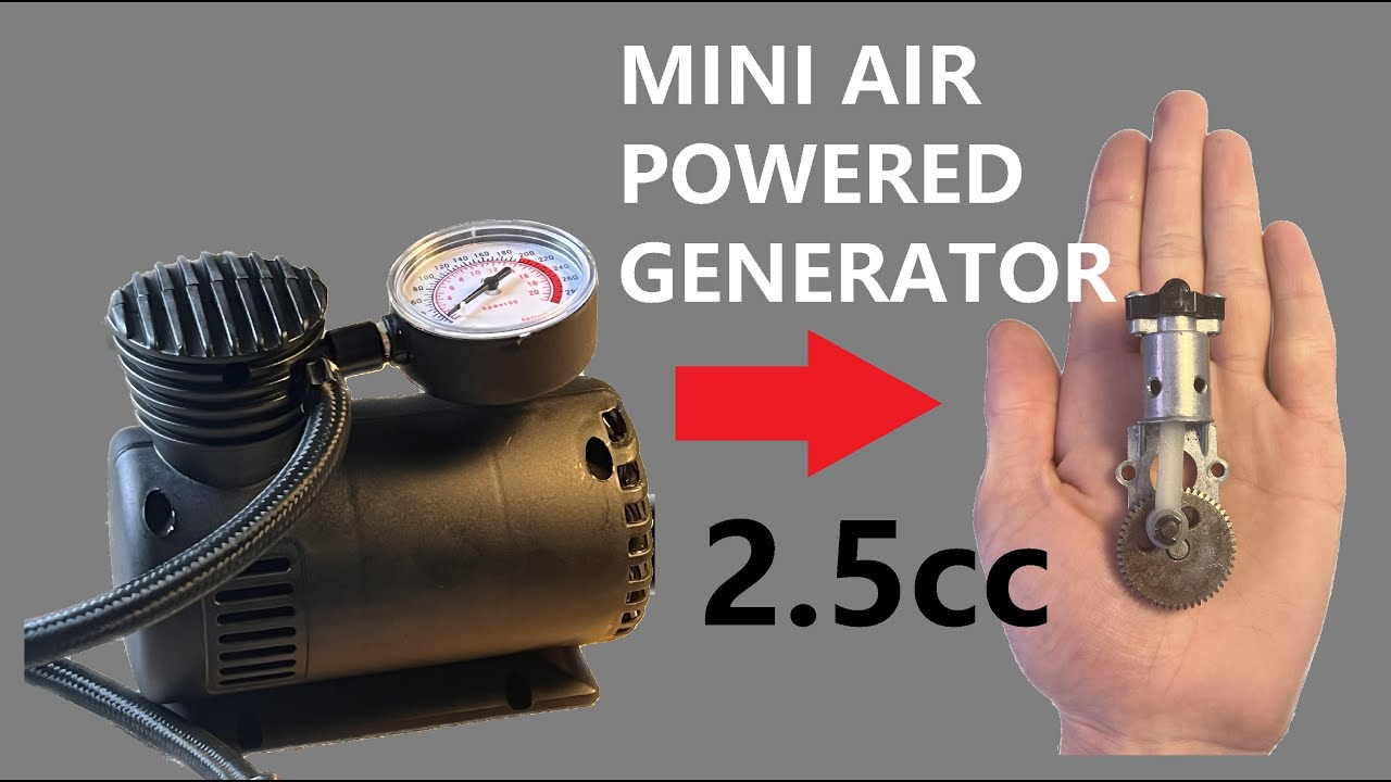 CRAZY SIMPLE! Air Powered Generator - YouTube