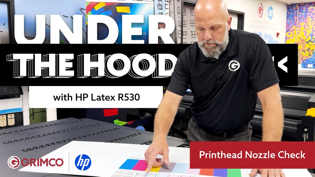 How to Run a Printhead Nozzle Check on the HP Latex R530 ...