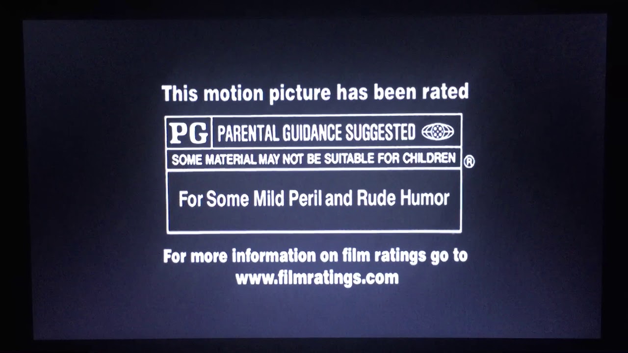 PG Black MPAA Screen - YouTube