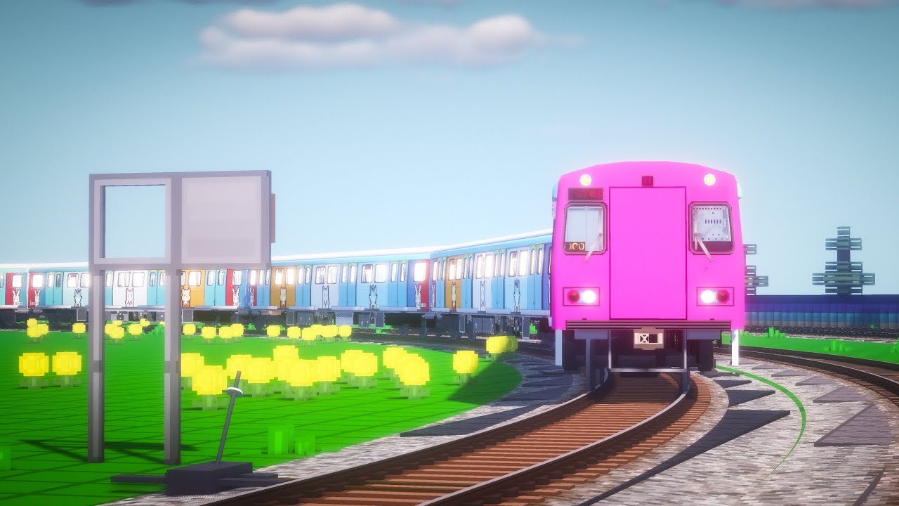 台北捷運 Taipei MRT Hololive 5期生彩繪列車 宣傳片 Minecraft RTM 1:1北捷還原計畫 - YouTube