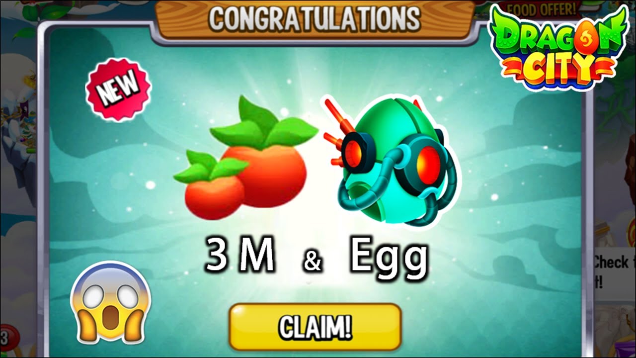 Dragon City - Claim 3 Million Foods + Robird Dragon | SPECIAL REWARDS ...