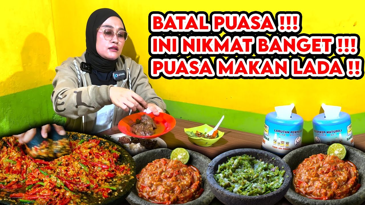 SAMPAI BATAL PUASA ??? SUPER PEDASS !! WARUNG NASI BU IMAS PALING NIKMAT !!! - YouTube