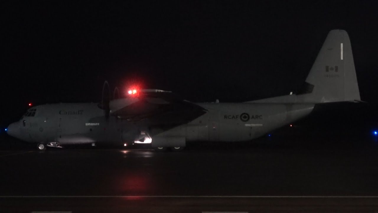 RCAF C130J Hercules at Tampere-Pirkkala - YouTube