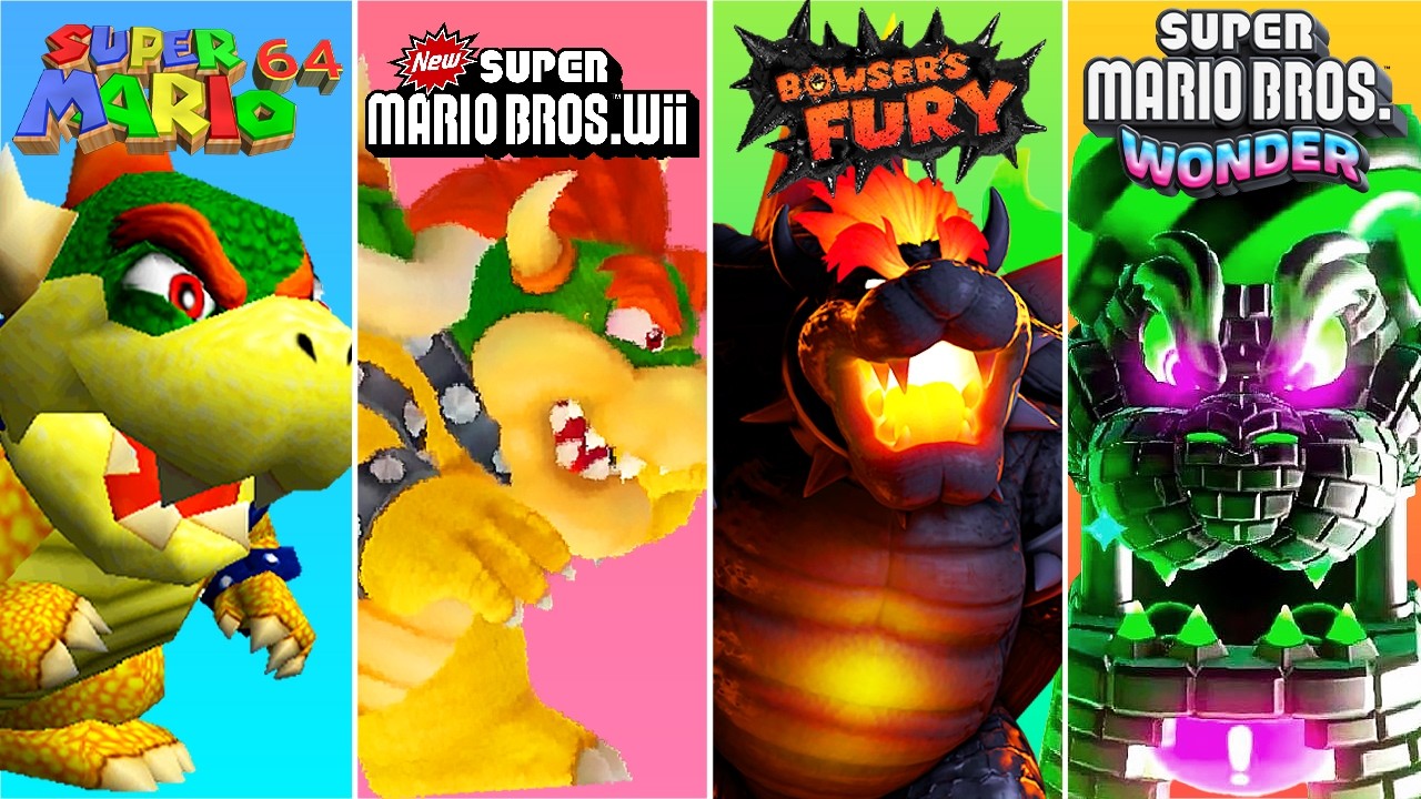 Evolution of Bowser (1996-2024) - YouTube