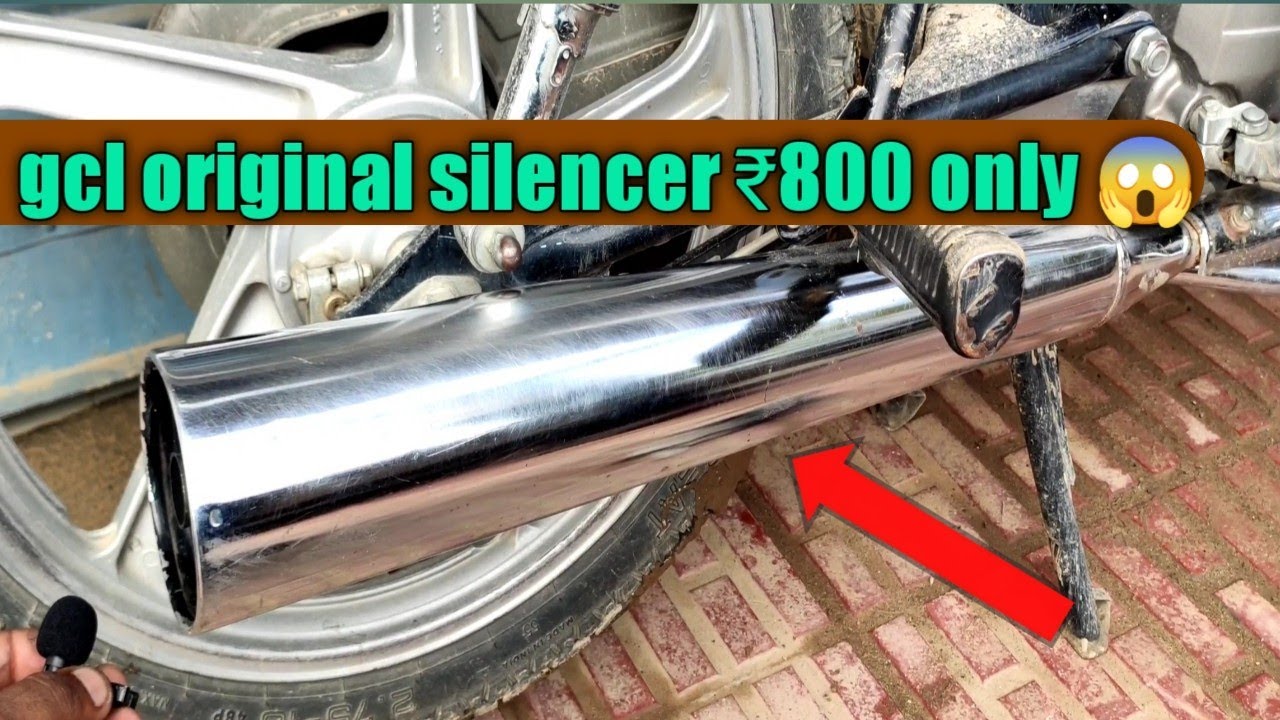 gcl original silencer only 800₹😱😱 splendor old silencer @bikemaster07# ...