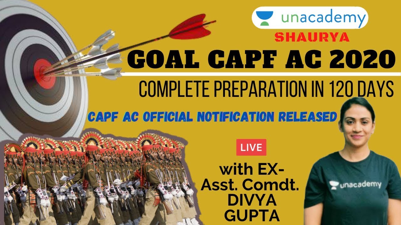 Strategy & Preparation for CAPF AC 2020 in 120 days | UPSC CAPF AC ...