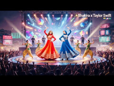 Shakira x Taylor Swift – Golden Monsoon Nights 🌧️🔥 (Bangladesh Pop Anthem) | Official Music Video
