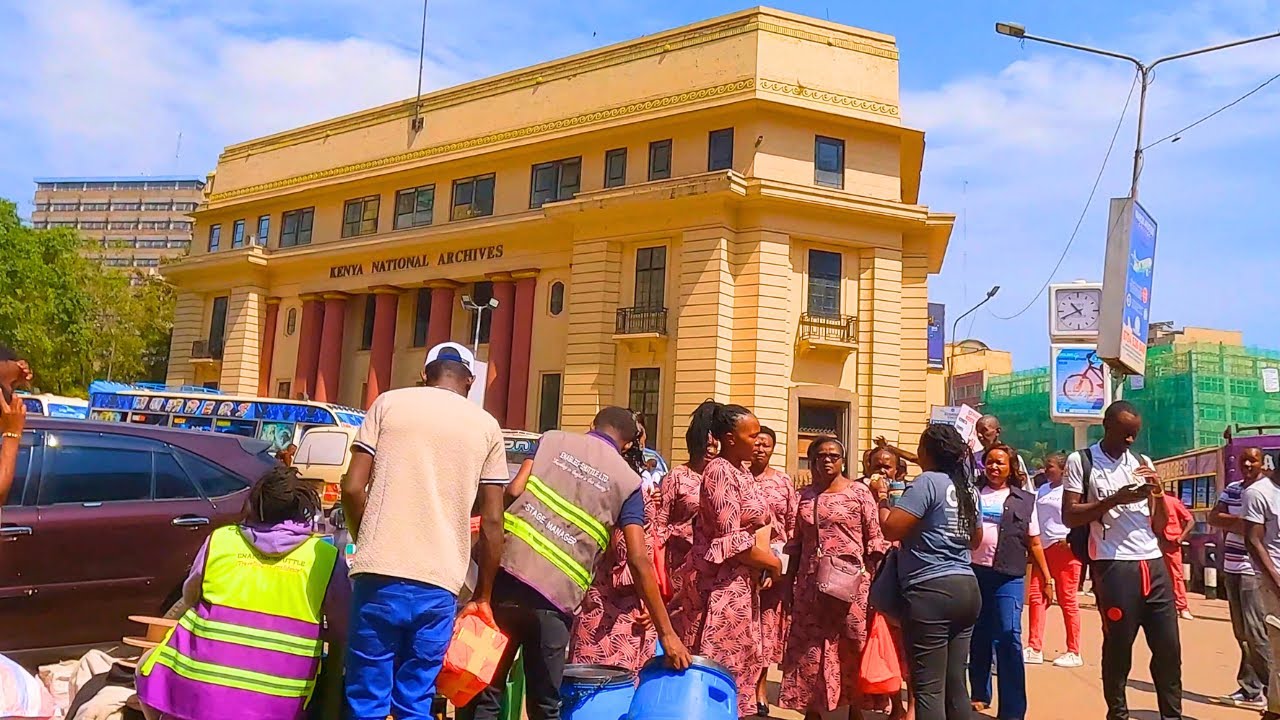 captivating 4K walk along the iconic Tom Mboya Street in Nairobi Kenya ...