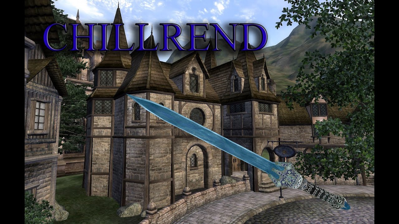 The Elder Scrolls IV: Oblivion Rare Weapon And Armor Part 12: Chillrend ...