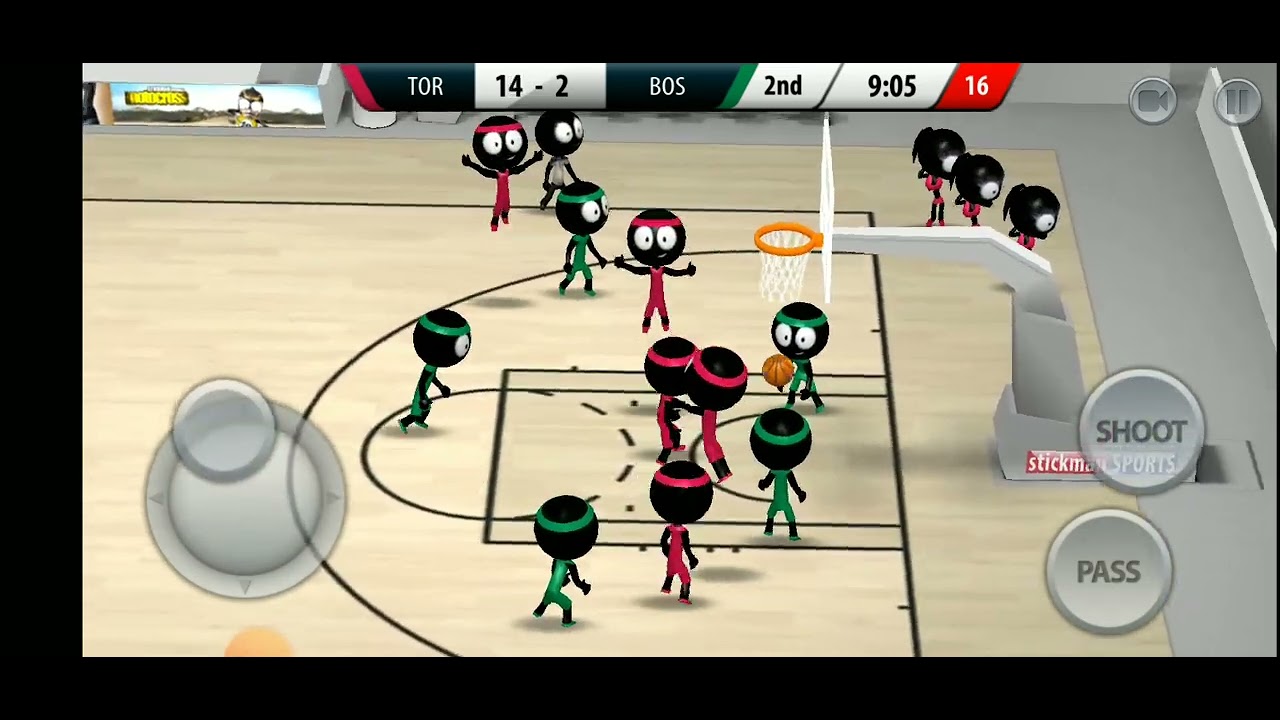stick man basketball game play - YouTube