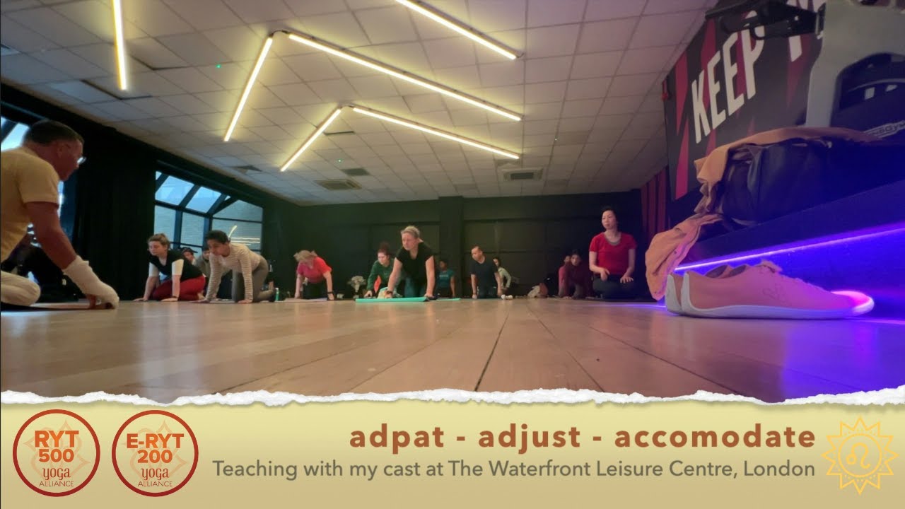 NO LIMITS, TEACHING YOGA WITH A CAST! - YouTube