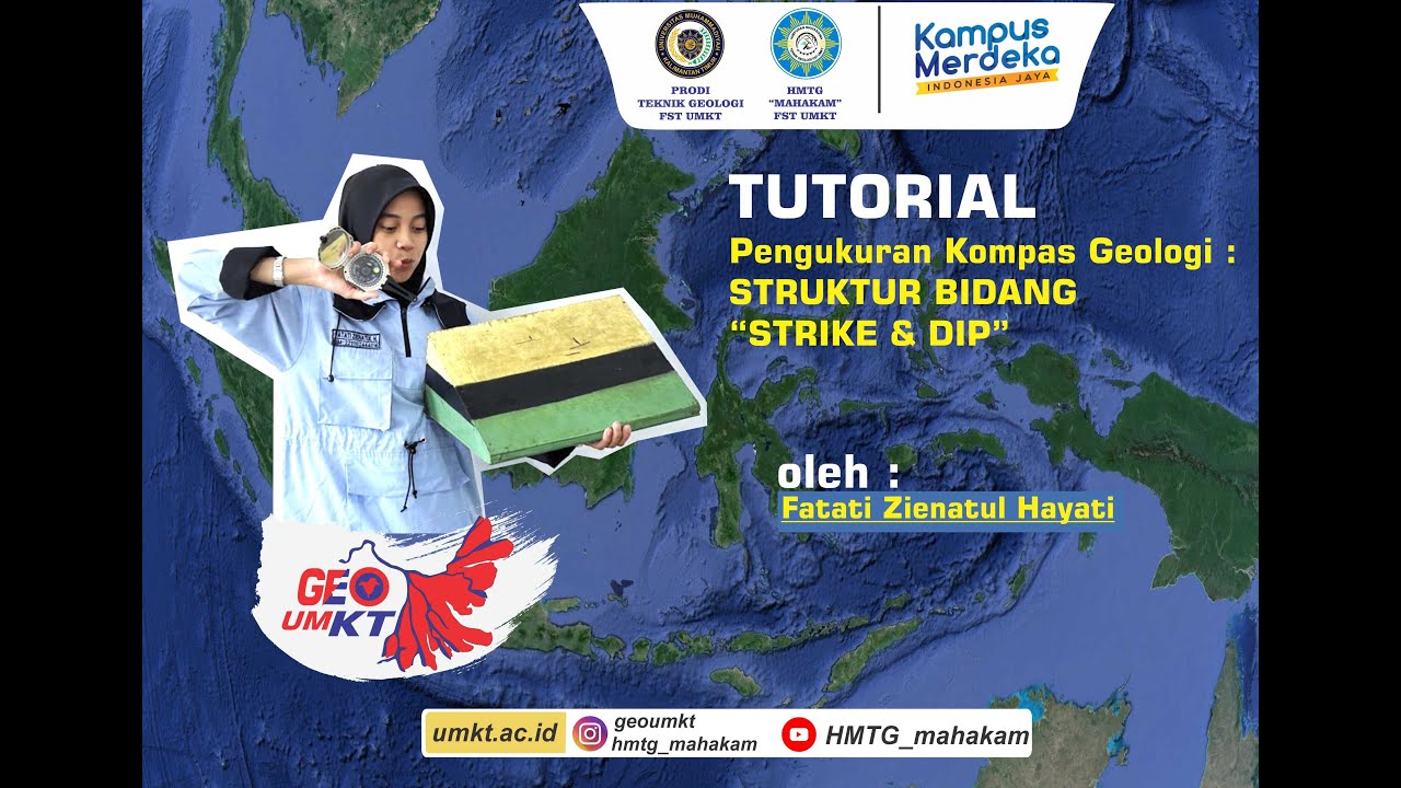 TUTORIAL DASAR PENGUKURAN KOMPAS GEOLOGI : STRIKE & DIP (Struktur ...