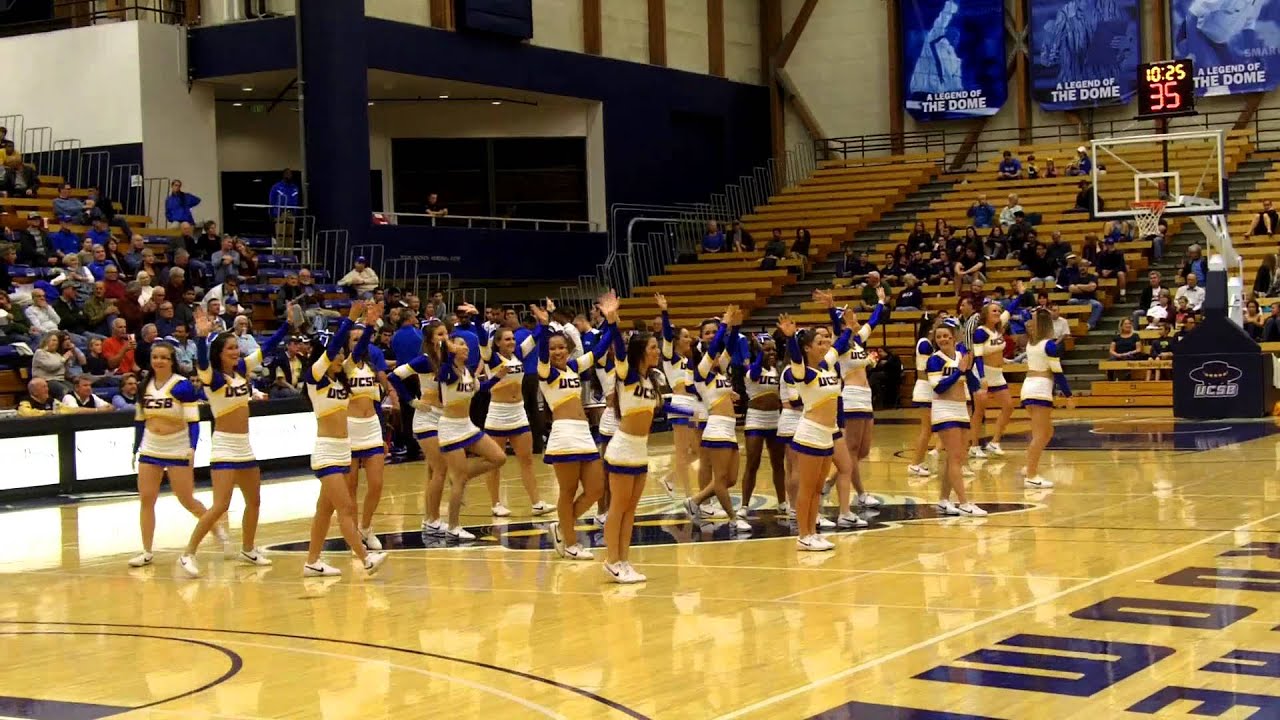 UCSB Cheerleaders 11-5-11, SFSU vs. UCSB - YouTube