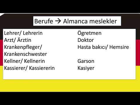 Berufe(Almanca meslekler) #deutschlernen #almanya #berlin #almanca #shortvideo #shortsvideoviral