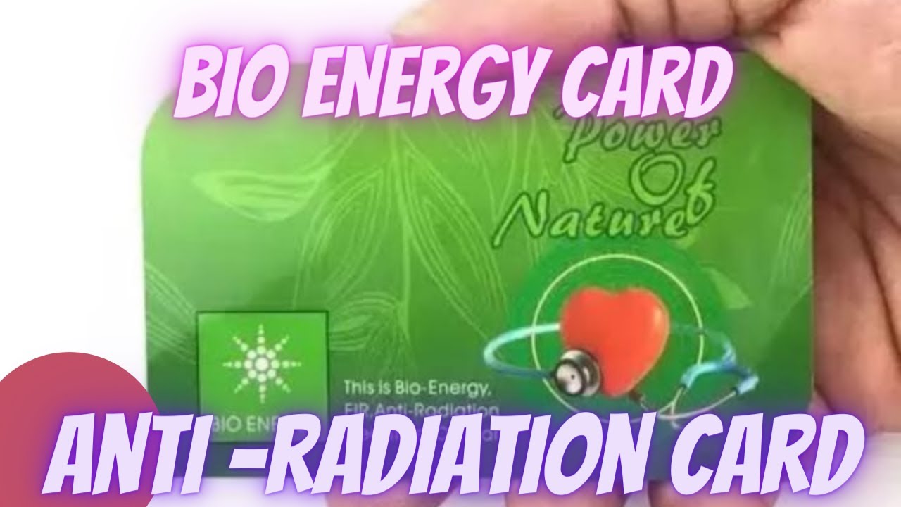 Bio energy Card || Negetive Ion card || Bio energy Card demonstration ...