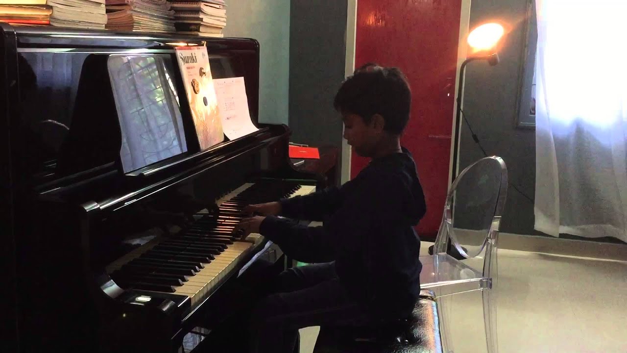 Bartok Teasing Song Suzuki Book 3 Tarun piano - YouTube