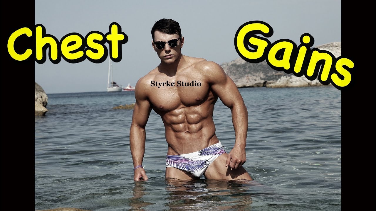 Muscle Model Elliot Robinson Chest Workout Part 2 Styrke Studio - YouTube