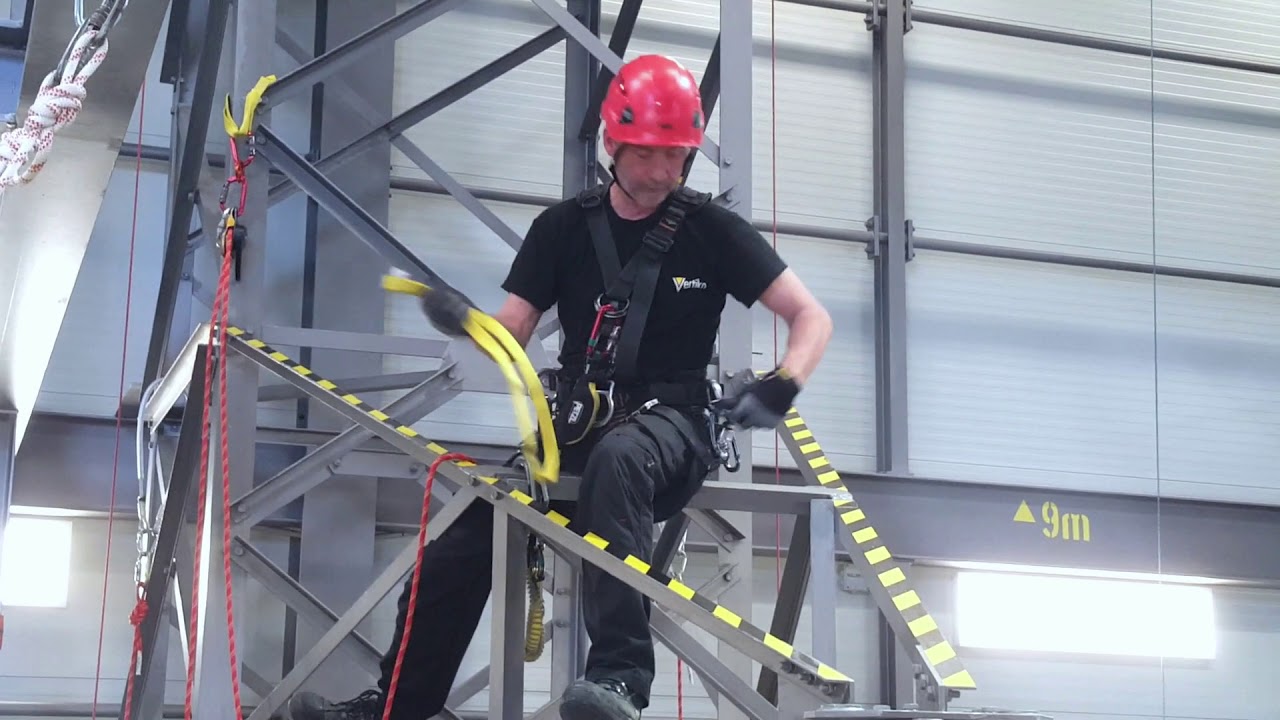 VERTIKO - Rope rescue from power line pylon - YouTube