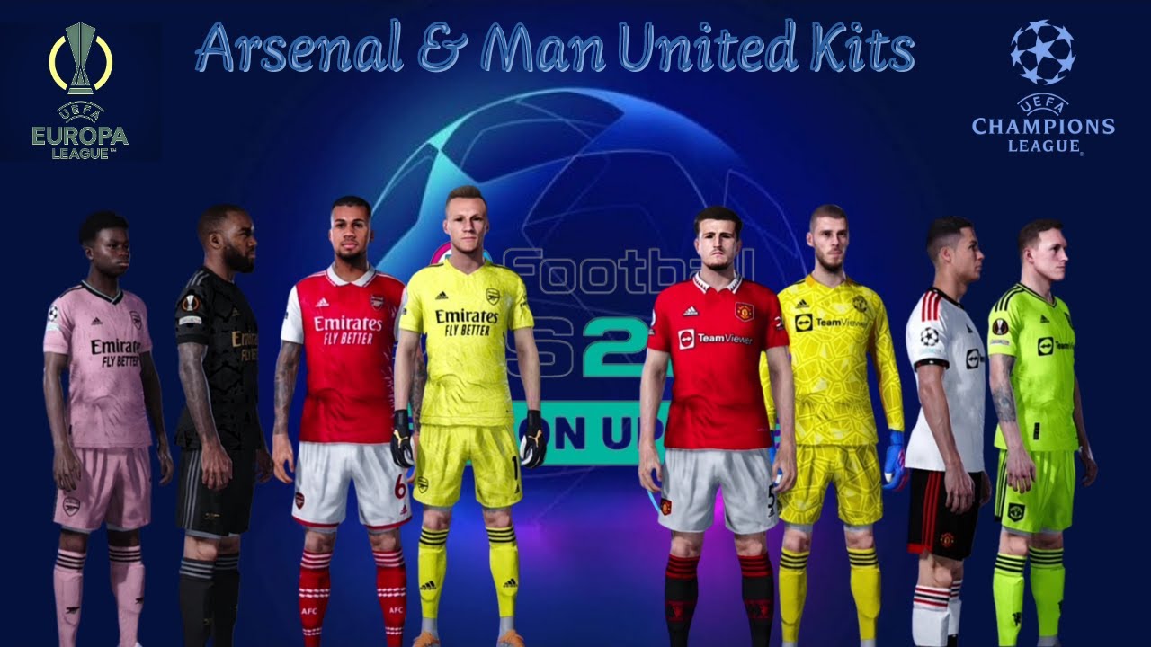 PES 2021 | ARSENAL & MAN UNITED KITS 2023 -SIDER & CPK VERSION = SOMAA ...