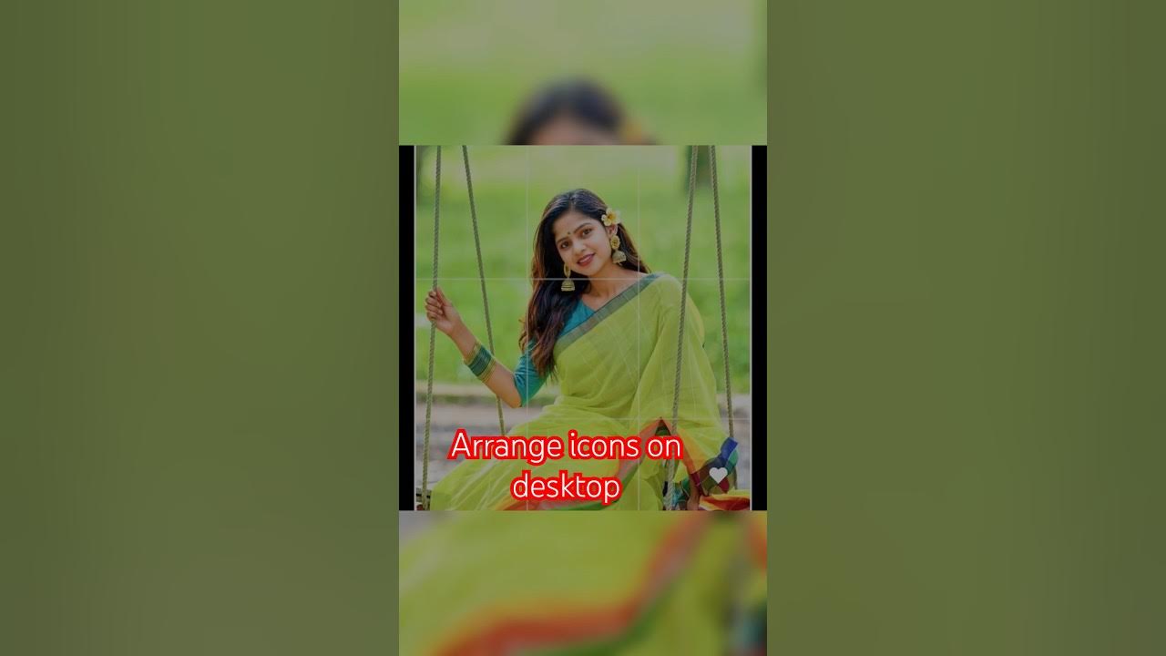 Arrange Icons On Desktop Kuldeepkaur Computerart Sushmaahuja Basiccomputer Basiccomputer