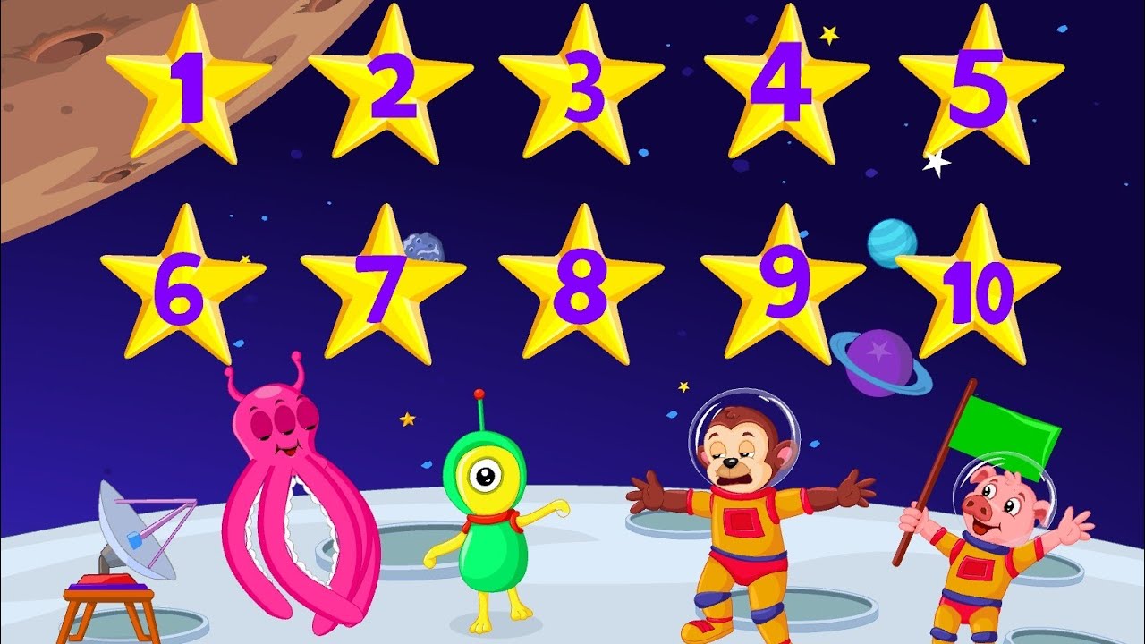 Number and Counting Song 1 - 10 | Kidloland Toddler cartoon - YouTube