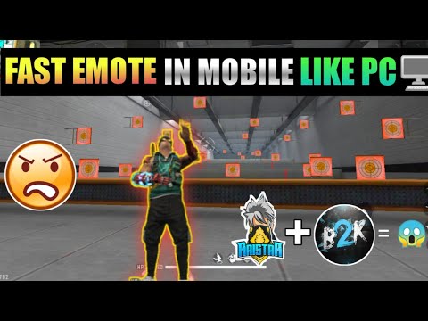 SUPER FAST EMOTE IN MOBILE LIKE PC 🖥️😱 || SUPER FAST EMOTE MACRO IN ...