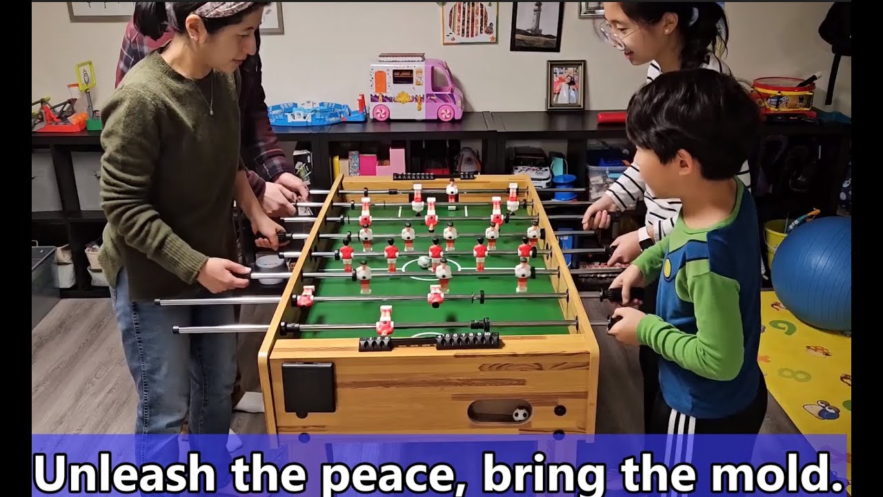 Foosball Frenzy: Family Feud Edition - YouTube