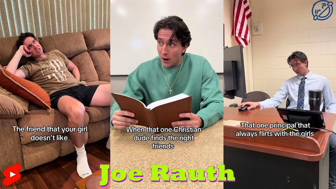 *+1 Hour*Best Joe Rauth Shorts of 2024 | Funny Joe Rauth TikTok 2024 ...