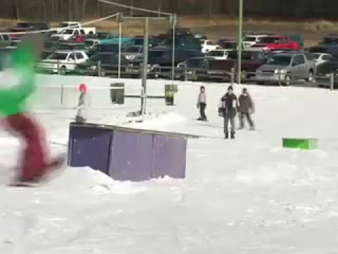 Snowboard Jibbing - Wild Mountain Opening Day - YouTube
