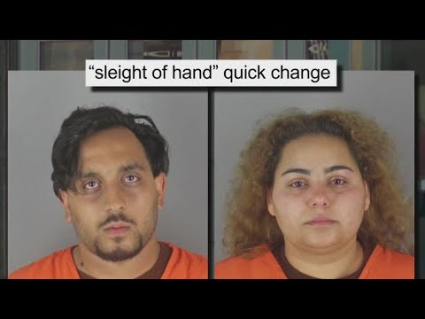 Sleight of hand theft scheme explained - YouTube