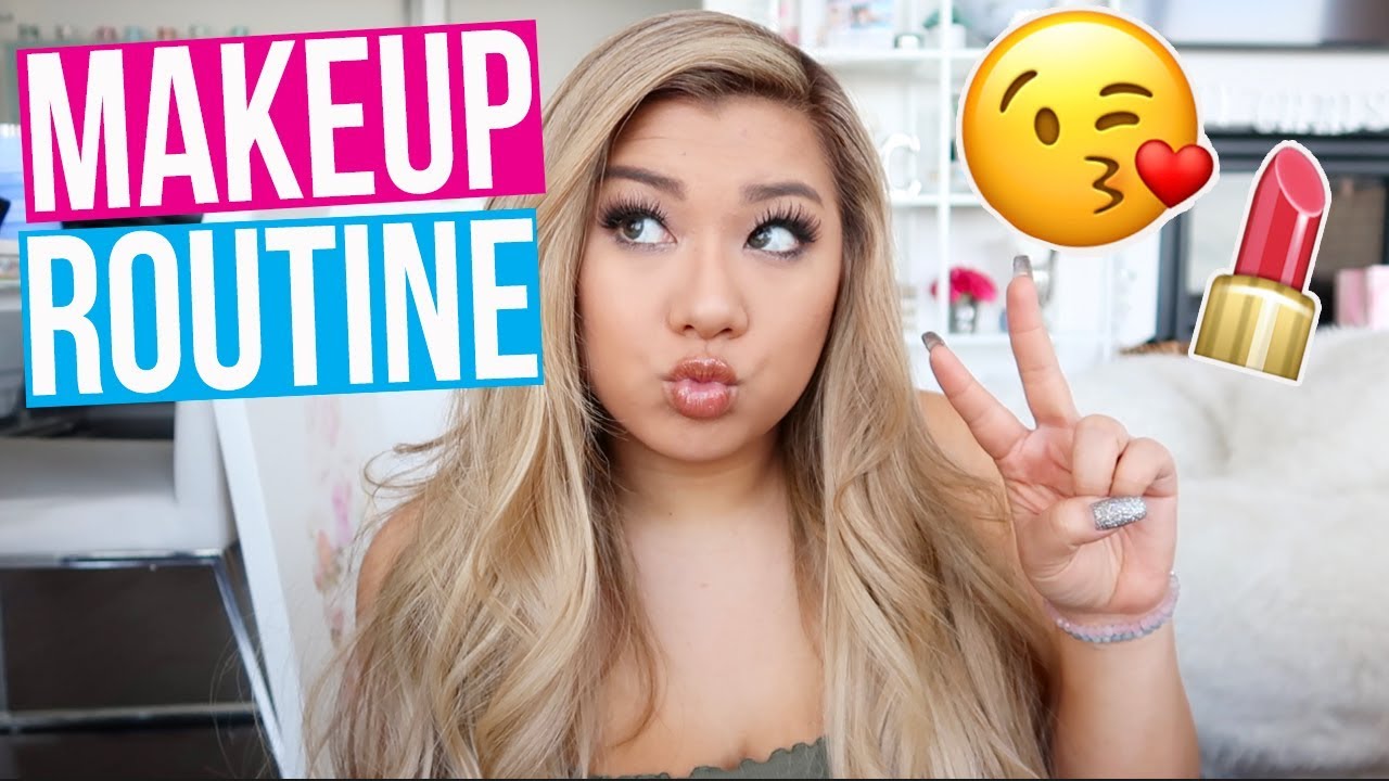 MY FULL MAKEUP ROUTINE!! START TO FINISH! Vlogmas Day 18! - YouTube