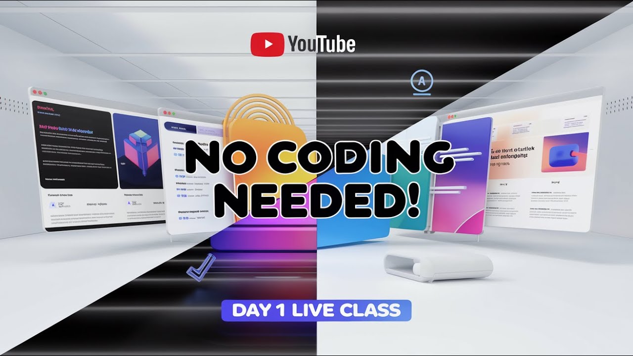 Create a Stunning PPT and Website Without Coding Using AI Tools - Day 1 Live Class - YouTube