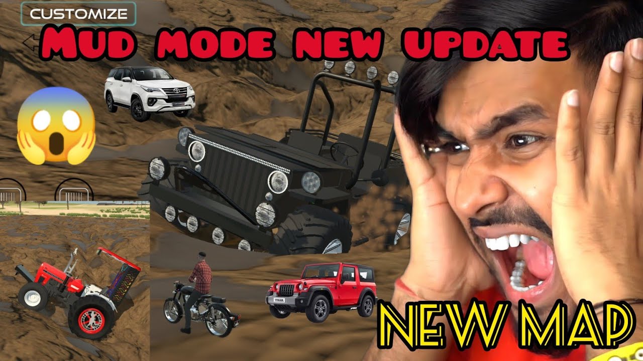 Mud mode😱 New update 💥 [Indian vehicle Sumlator] all new settings 😯 ...