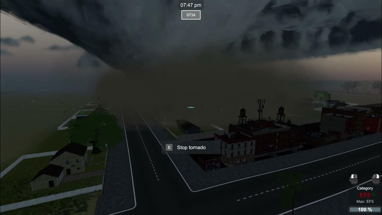 Nighttime EF5 tornado destroys city! (Storm chasers: EP#5 - YouTube
