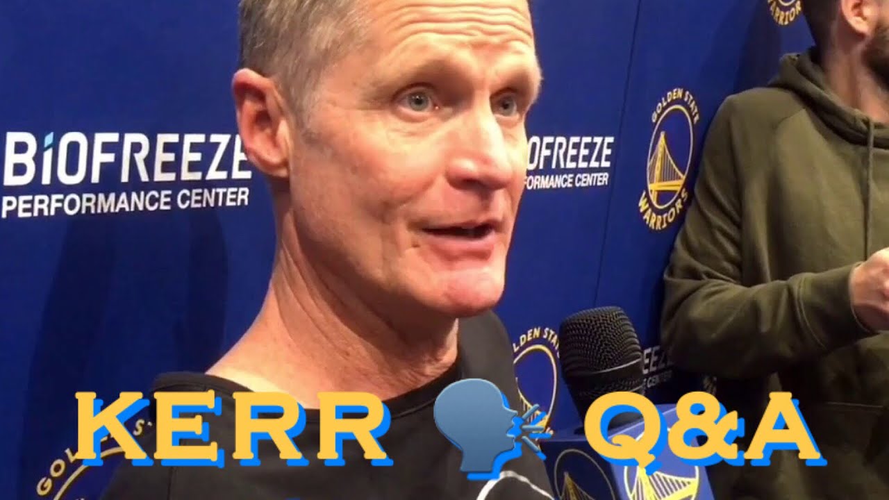 [HD] Entire KERR Q&A: Draymond; Looney/Spellman/Evans/Smailagic (said ...