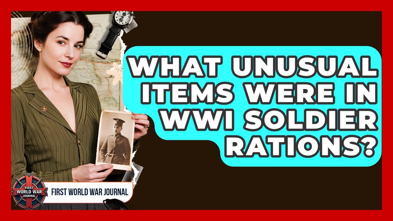 What Unusual Items Were In WWI Soldier Rations? - First World War ...