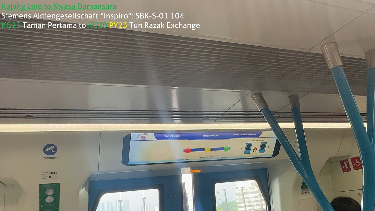 [Useless announcement] rapidKL MRT Kajang Line from Taman Pertama to ...