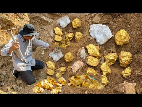 Great day! Gold Nuggets and Diamond Catcher with expert man collect too ...