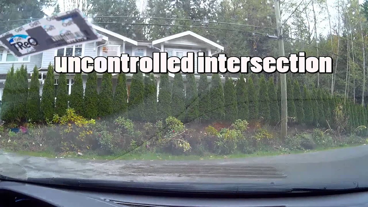 Uncontrolled Intersections - YouTube