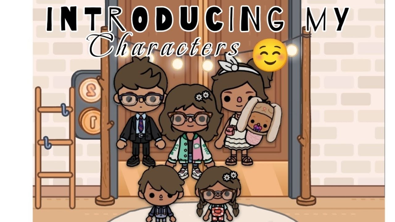 introducing my CHARACTERS!! - YouTube