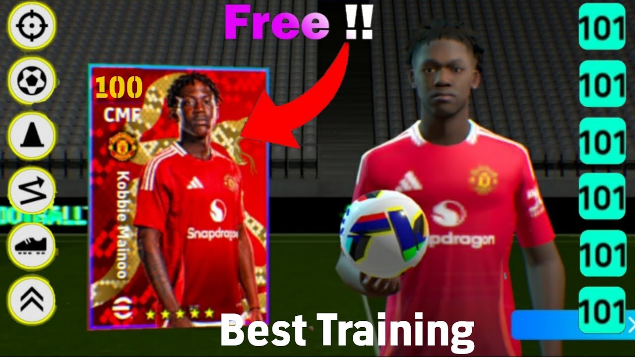 How To Train Free Kobbie Mainoo In Efootball 2025 | kaka max level ...