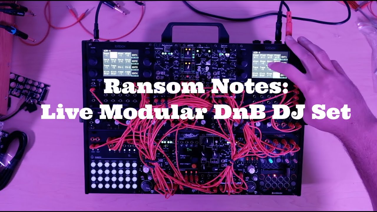 Ransom Notes: Live Modular Drum and Bass DJ Set - YouTube